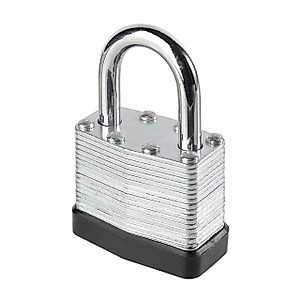 Fu Volante Lock, Laminated Steel Keyed Padlock, Keyed Alike Locks, Normal Shackle Padlock-Pack of 10