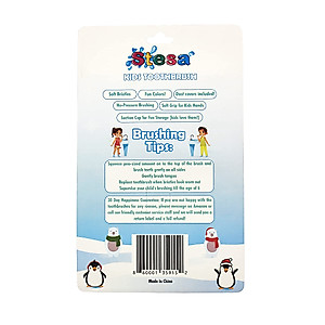 Stesa Kids Toothbrush - 10 Pack - Soft Bristles, BPA Free, Suction Cup for Fun Storage, Dust Covers Included - Boys and Girls Toddler Toothbrush - Age 3+