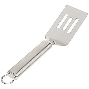 Norpro Stainless Steel Short Slotted Turner, 1-Pack, Silver