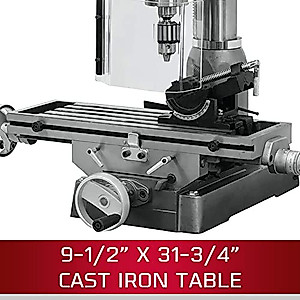 JET JMD-18 Mill/Drill Machine with R-8 Taper, 1Ph 115/230V (350018)