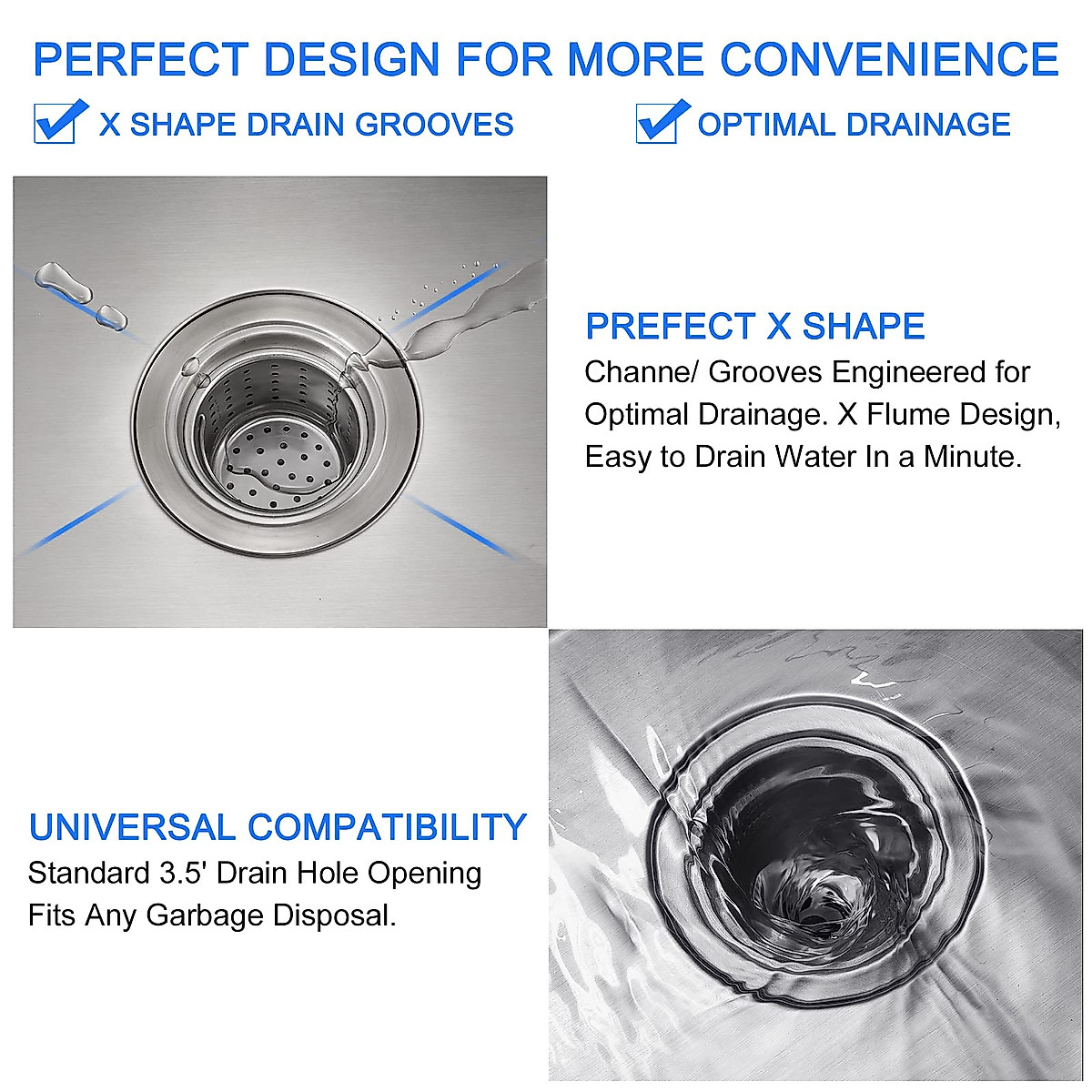 20-inch Drop in Kitchen Sink, TSIBOMU Stainless Steel Single Bowl Small Kitchen Sink Brushed Nickel, 20x16x9