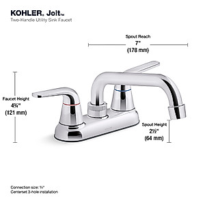 JOLT™ 2-HANDLE UTILITY FAUCET