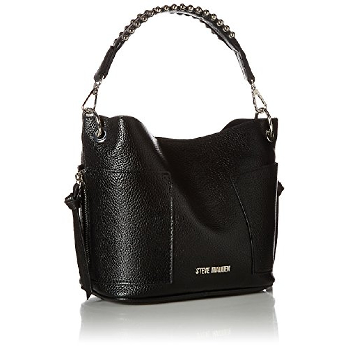 Steve Madden Women's Bsammy shoulder handbags, Black, One Size US