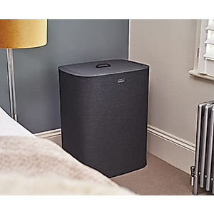 Joseph Joseph Tota 90-litre Laundry Hamper Separation Basket with Lid - Black