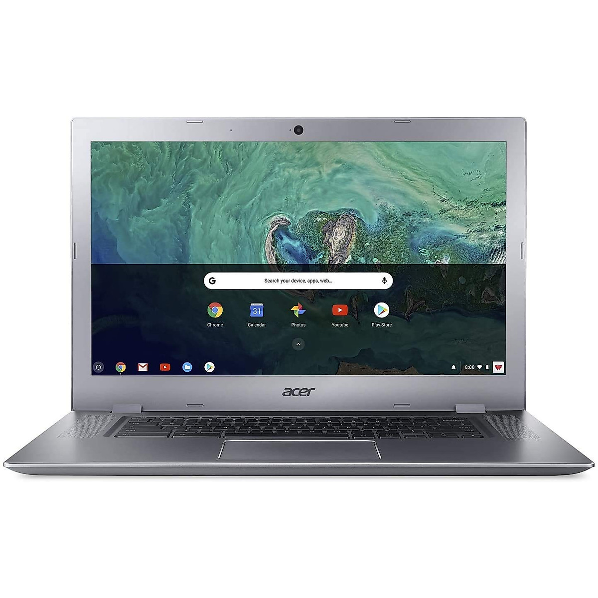 Acer Chromebook 15 CB315-1HT-C4RY, Intel Celeron N3350, 15.6" Full HD Touch Display, 4GB LPDDR4, 32GB eMMC, 802.11ac WiFi, Bluetooth 4.2, Google Chrome