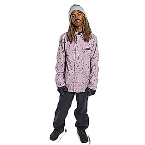 Burton Men's Standard Dunmore 2L Jacket, Elderberry Spatter, Large