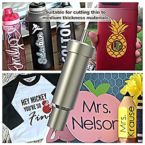 Premium Fine Point Cut Housing + Replacement Fine point Blade Compatible with Cricut Explore Air2/ Air3/ Cricut Maker/Maker 3 , Cut Thin to Medium Thickness Materials, Original Version(2 Blades) (Gold)