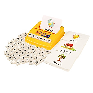 BOHS Spanish and English Literacy Wiz Game - Preschool Language Learning Educational Toys