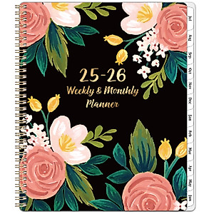Monthly Planner 2023-2025 - Jul. 2023 - Jun. 2025, Monthly Calendar 2023-2025, 9" x 11", 2 Year Monthly Planner with Monthly Tabs, Flexible Cover,Twin-Wire Binding, Perfect Organizer
