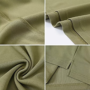 Pdbokew Men's Polo Shirt Short Sleeve Golf Polo for Men Army Green X-Large