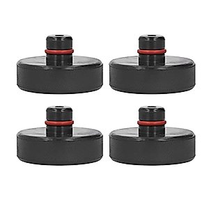Kadimendium Rubber Jack Pad, Easy Storage Stand Frame Rail Protector No Harm to Human High Compatibility Good Protection for Garage