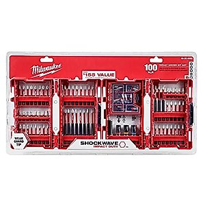 Milwaukee Shockwave Impact Driver Bit Set (100 Piece) 48-32-4083