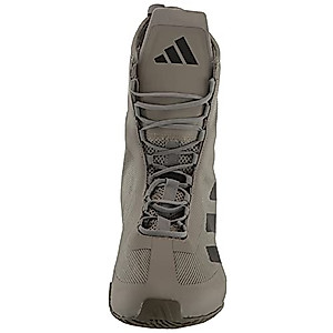 adidas Unisex Speedex Ultra Boxing Shoe, Silver Pebble/Black/Olive Strata, 10 US Men