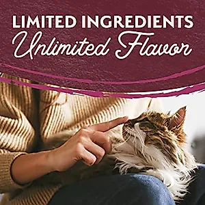 Natural Balance Limited Ingredient Adult Grain Free Dry Cat Food, Reserve Green Pea & Venison Recipe, 4 Pound (Pack of 1)