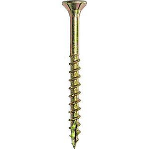 PRIMESOURCE 2GCS1 1LB 8X2 CONST Screw, 8 by 2", Gold