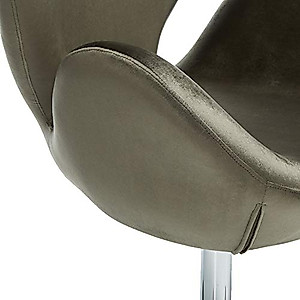 Christopher Knight Home Athena Velvet Modern Swivel Chair, Grey
