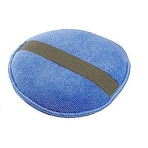 Glart 46PP Microfibre Hand polishing Sponge Set of 6, 130x25 mm, Wax applicator pad for waxes, Polishes, Paint Cleaner, car Polish, Motorcycle Polish,Instead of polishing Machine