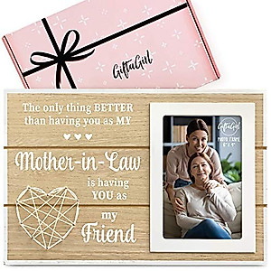 GIFTAGIRL Mother in Law Mothers Day or Birthday Gifts - Lovely Mother in Law Gifts with a Beautiful Message and Meaning, A Very Unique Gift Idea for Any Occasion, and Arrive Beautifully Gift Boxed