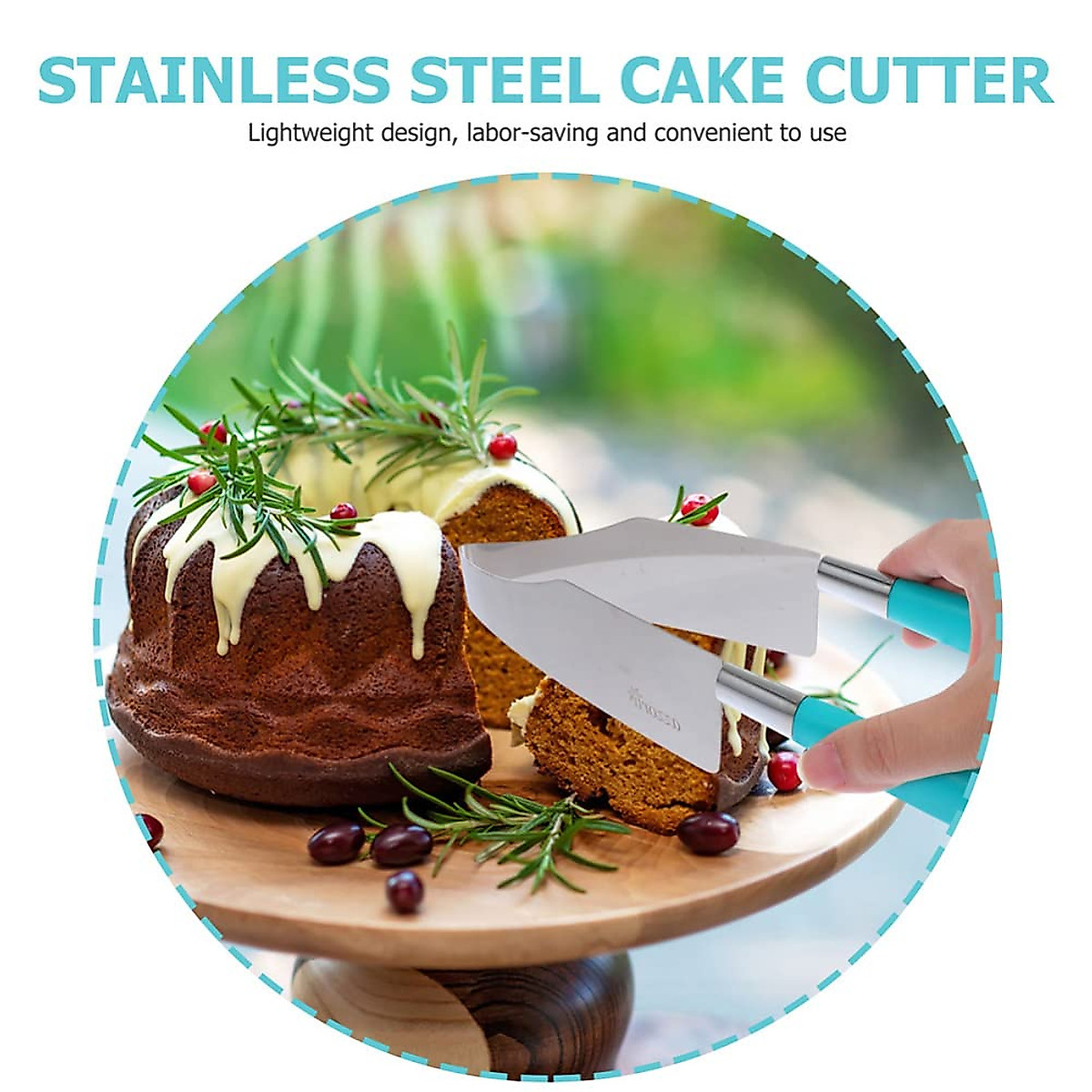 UPKOCH Butter Slicer Cake Slicer Cake Server Cutters Pie Slicer: 4Pcs Stainless Steel Cake Knife Cake Lifter Tools Metal Food Tongs for Cakes Pie Desserts Pizza Cake Server Adjustable Cake Cutter