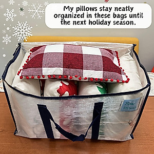 VENO 10 Pack Moving Bags and Large Christmas Storage Bins with lids. Alternative to Moving Boxes, Packing Supplies for College. Extra Large Heavy Duty Totes for Packaging (Clear, 10 Pack)