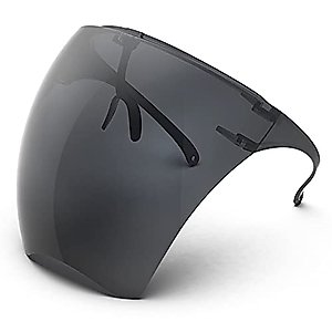 MEIGIX Anti Fog Goggle Sunglasses Unisex Visor Full Face Protective Shield Glasses Fashion Tinted Lens Eyewear (Black)