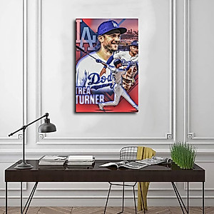 Trea Turner Baseball Player Poster2 Canvas Poster Bedroom Living Room Office Decoration Gifts Unframe: 12x18inch(30x45cm)