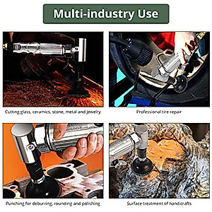 EYPINS Air ‎Right Angle Die Grinder 1/4" 90 Degree Heavy Duty 20,000 RPM Compressed Sander Polisher Tool for Contour Grinding, Polishing, Milling