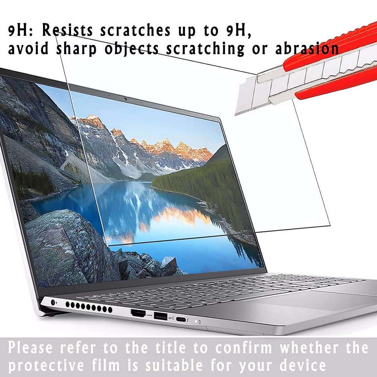 Vaxson Tempered Glass Screen Protector, compatible with ASUS ROG Zephyrus G14 GA402 GA402XI 14" Laptop Visible Area Cover Only, 9H Film Protector [Not Full Coverage]