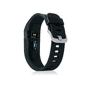 Fitbit Charge HR Wireless Activity Wristband (Black, Small )