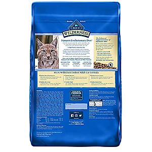 Blue Buffalo Wilderness High Protein, Natural Adult Indoor Dry Cat Food, Chicken 11-lb