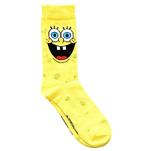 Hyp Spongebob Squarepants and Patrick Men's Crew Socks 2 Pair Pack
