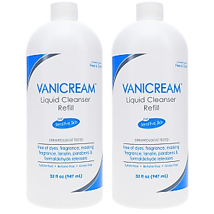 Vanicream Free & Clear Liquid Cleanser Refill 32 oz (Pack of 2)