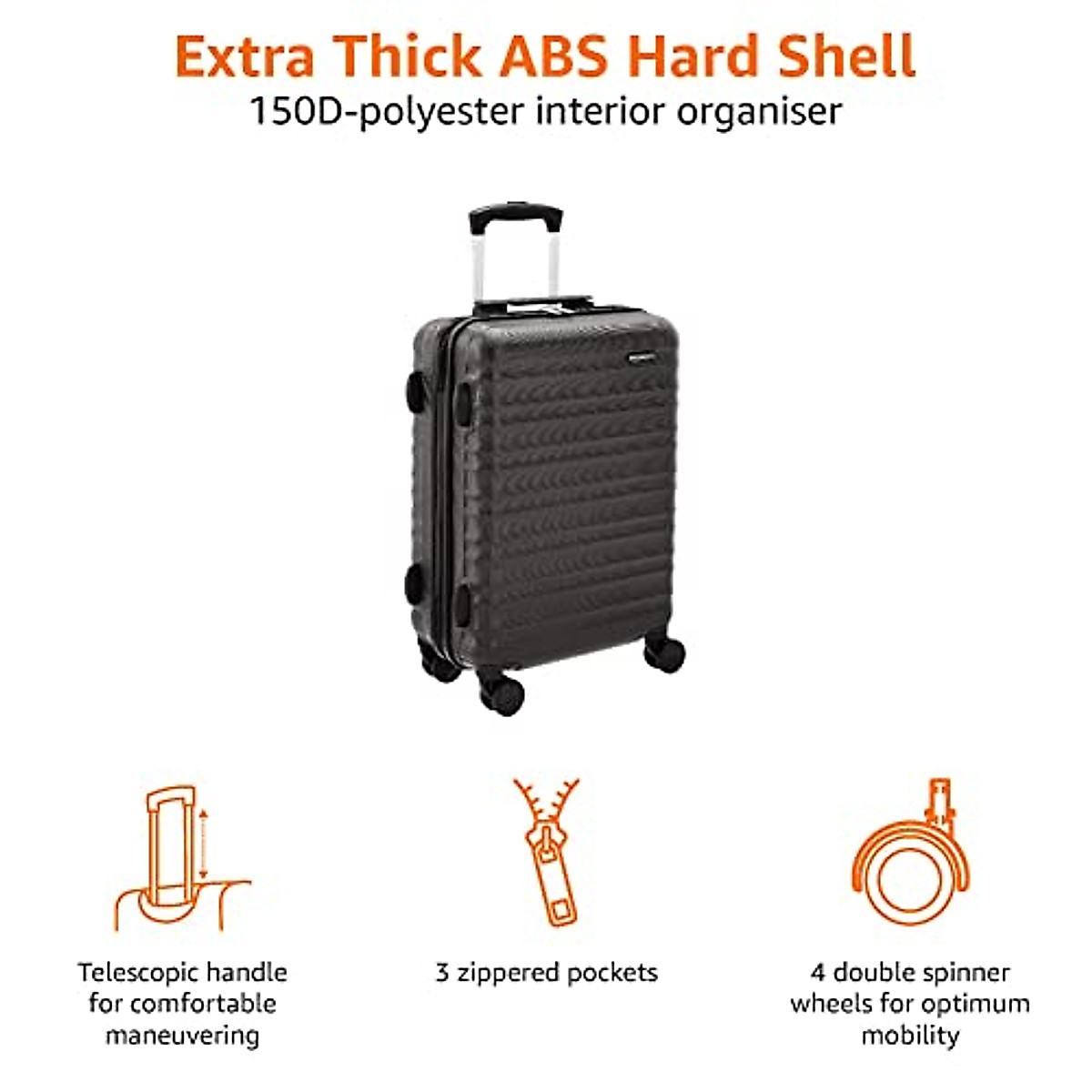 Amazon Basics Standard, Black, std