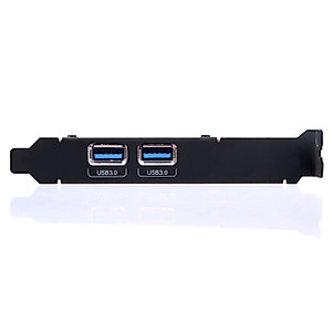 Inateck 2 Port PCIe USB 3.0 Card with Internal USB 3.0 20-Pin Connector - Expand Another Two USB 3.0 Ports, Compatible Mac Pro, No Additional Power Connection Needed