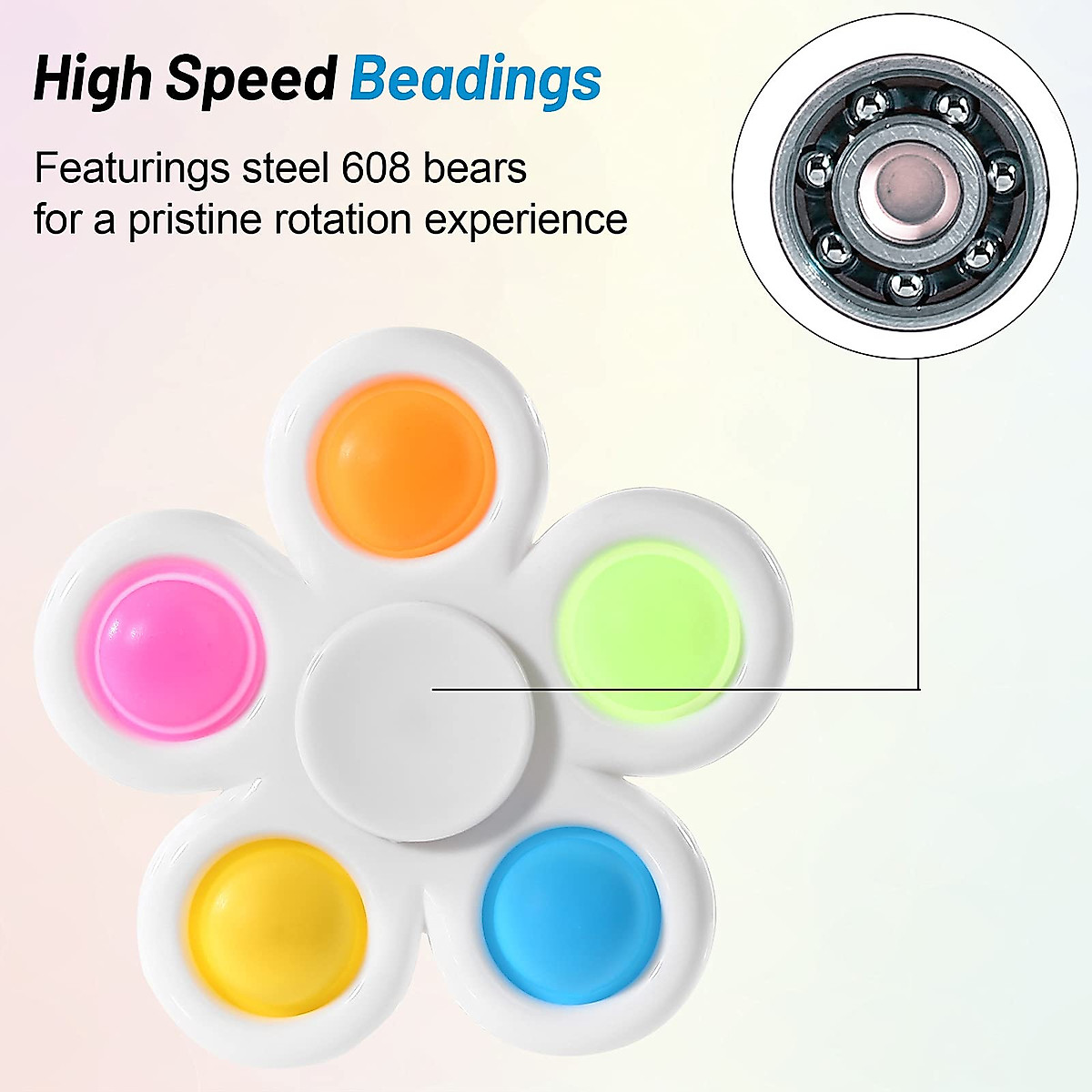 Fidget Spinners Party Favors 12 Pack Goodie Bag Stuffers Non-Candy Treat Bag Fillers Treasure Box Toys for Classroom Prizes Return Gifts for Kids Birthday Easter Party