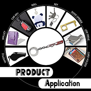 ASUBHA Car Key Pendant Keychain, GTLINE Keychains Emblem Pendant, Car Accessories for Women Men