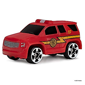 Micro Machines Fire and Rescue Cargo Transporter Plane - Features Vehicle Hatch, Retractable Hook, Cargo Doors, and Exclusive Vehicle - Collect Them All - Amazon Exclusive