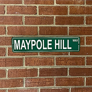 Alaska Mountains Pick Your Mountain Compatible/Replacement for Maypole Hill United States Mountain Aluminum Metal Tin Street Sign Style Home Decor For Man Cave Poker Tavern Game Room