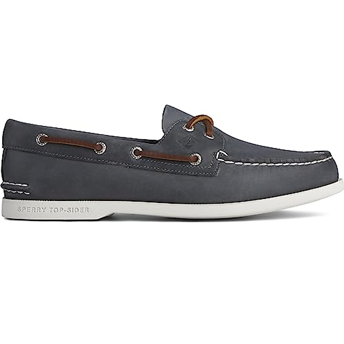 Sperry Men's Authentic Original Plushwave Boat Shoe, Navy, 10.5 M US