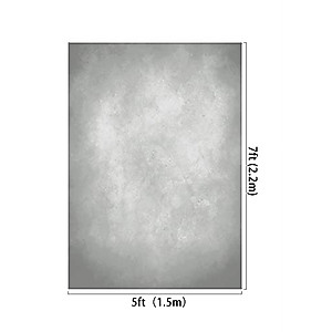 Kate 5x7ft Light Grey Backdrops Abstract Photography Backdrop for Professional Studio Backgrounds
