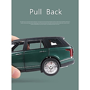 WXXGY for Land Rover Range Rover. 1/24 Alloy Car Model Diecasts Toy Vehicles Metal Car Model Collection Kids Gift ( Color : Black )