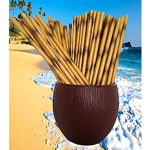 Bamboo Paper Straws, by Dondor (Bamboo (48 Piece))