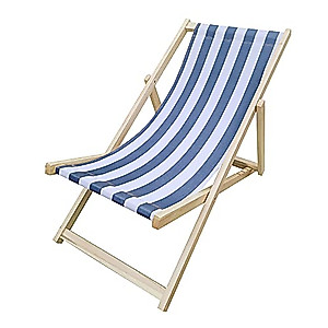 XJIAOYA Hanging Chair Beach Hanging Chair Set Terrace Leisure Chair Terrace Furniture Outdoor Lounger Beach Chair Wooden Folding Adjustable Frame