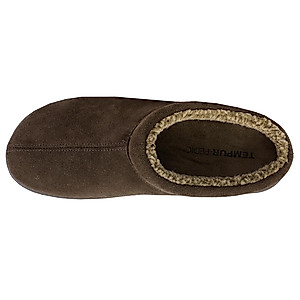 Tempur-Pedic Mens Arlow Scuff Casual Slippers Casual - Brown - Size 9 D