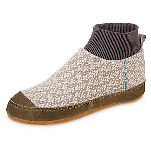 Acorn Unisex Polar Pair Ankle Fleece Slipper Sock, Ash, 9-10 US Women