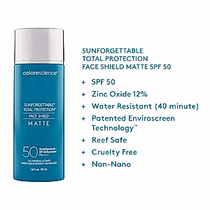 Colorescience Total Protection Face Shield Matte SPF 50, 1.8 fl. oz.