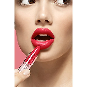 e.l.f. Cosmetics SRSLY Satin Lipstick, Nourishing & Moisturizing Formula, Infused with Jojoba Oil & Macadamia Seed Oil, Cherry