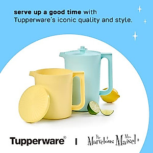 Tupperware Heritage Pitcher Set in Vintage Colors - Dishwasher Safe & BPA Free - (Set of 2)