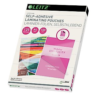 Leitz iLAM 125 Microns A4 Self Adhesive Laminating Pouches (Pack of 100)