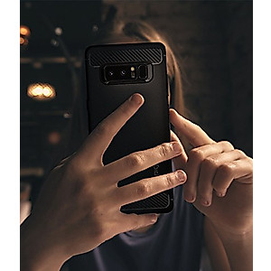 Spigen Rugged Armor Designed for Samsung Galaxy Note 8 Case (2017) - Matte Black